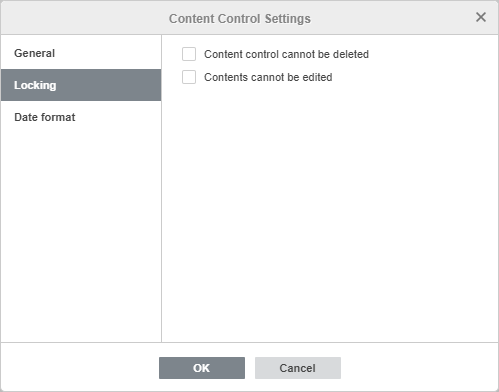 Insert content controls