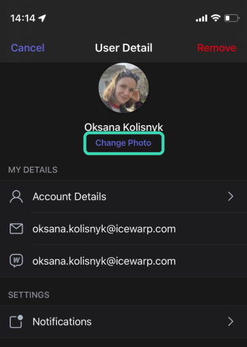 How to change your avatar