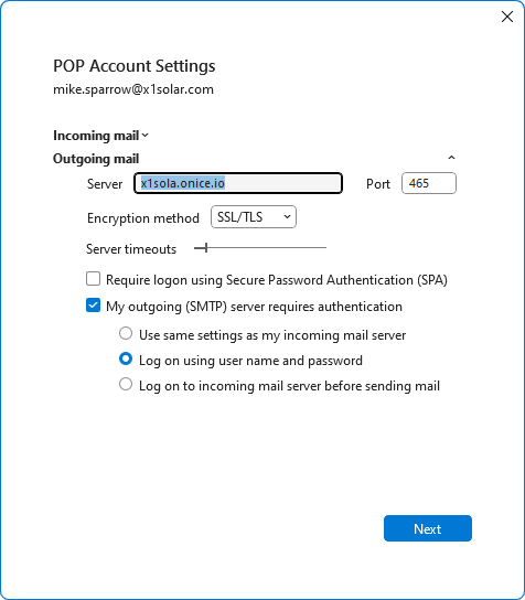 How to setup Outlook Sync proxy for SSO