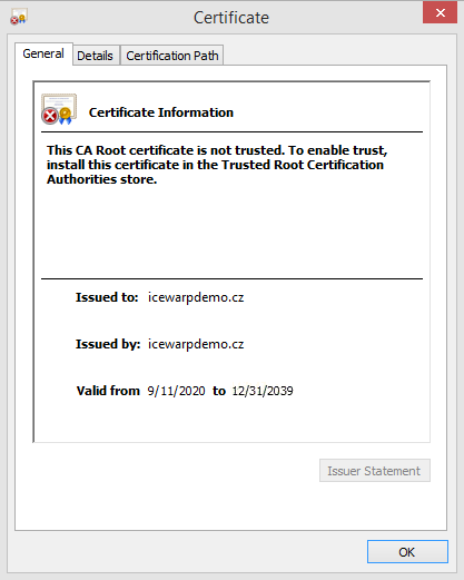 How to manage connection certificates