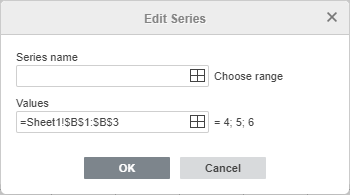 Insert and edit charts