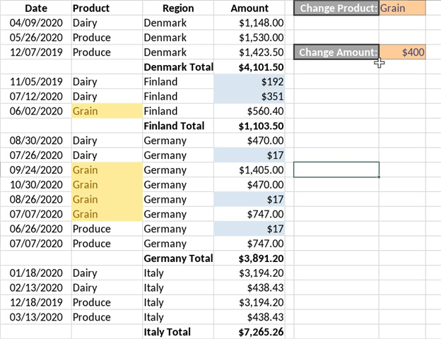 Conditional Formatting