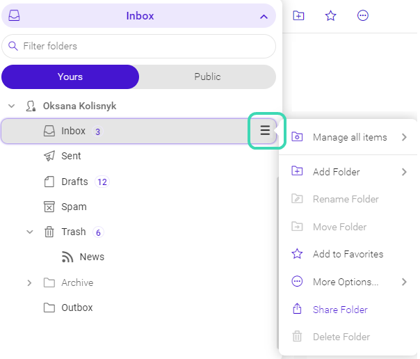 Context Menu