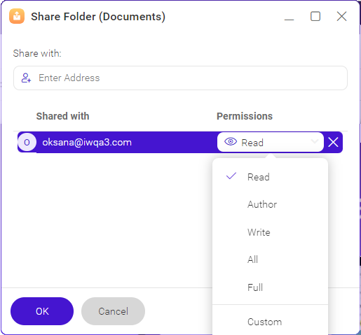 How to share a document