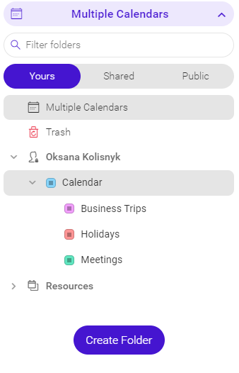 Navigation panel with Tree view