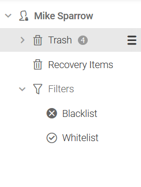 Navigation panel with Tree view