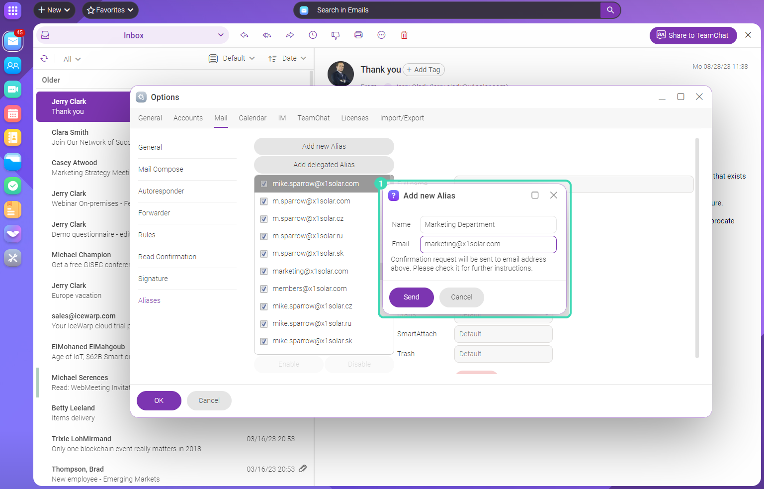 How to add shared account