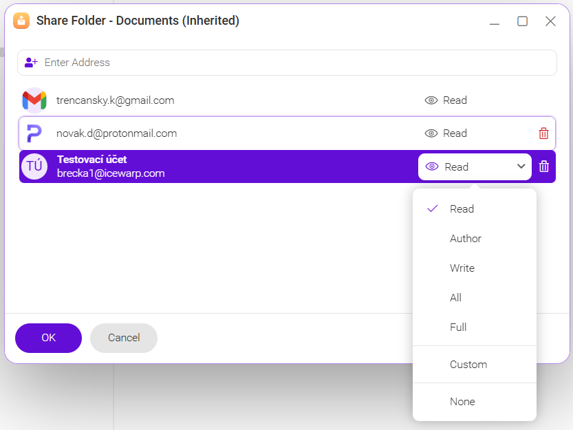 How to share a document